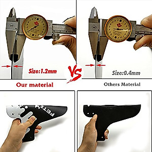 FETESNICE 2 Pcs Mountian Bike Fender,MTB Mudguard,Front and Rear Bicycle Fender,Fits 26", 27.5", 32", Plus Size and Fat Bike Wheel Sizes(Grey)