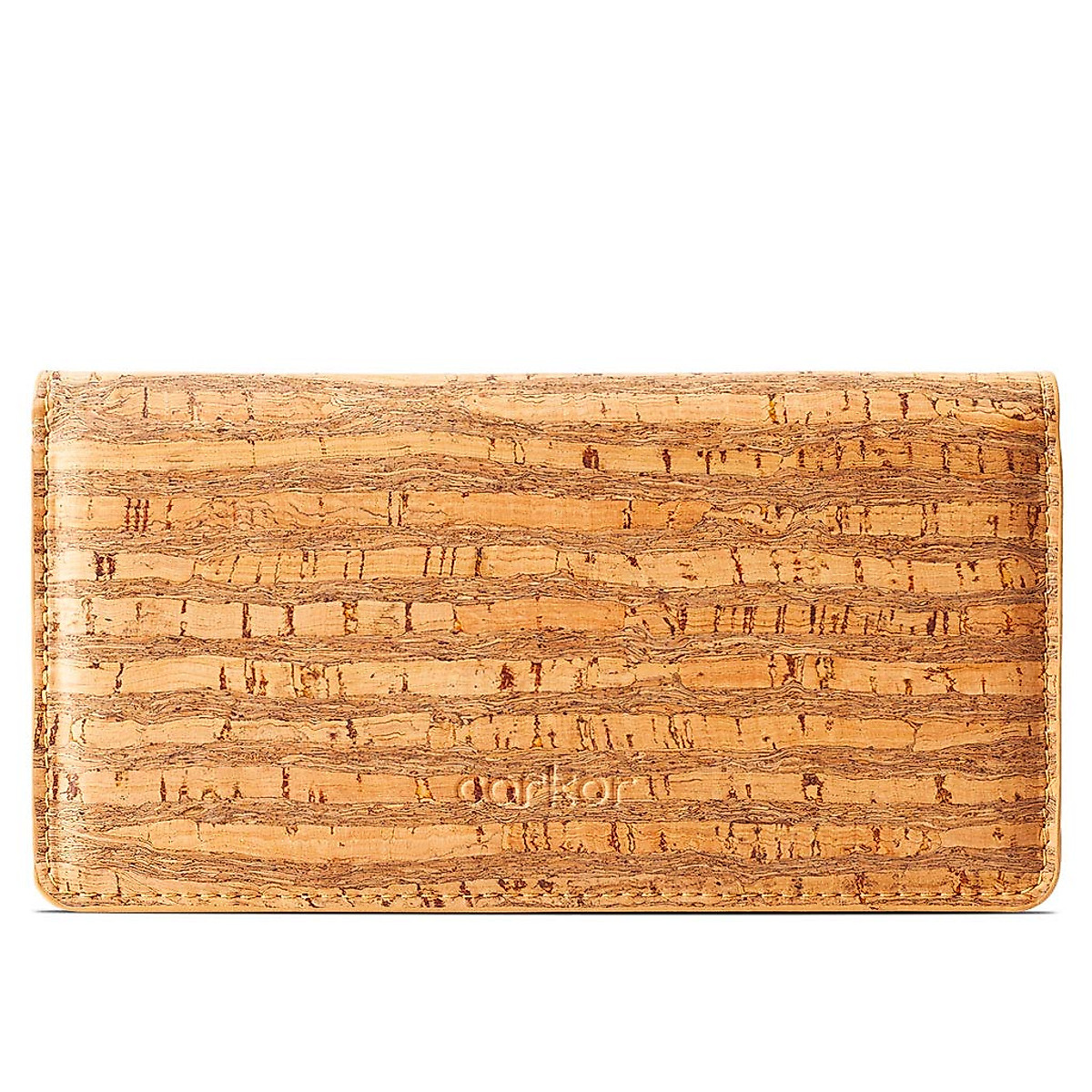 Cork Wallet Women Vegan Slim for Cards, Notes and Coins Zebra Pattern