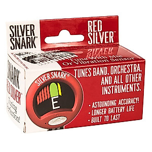 SNARK 2 Clip-on All Instrument Tuner-Red/Silver (SILRED)