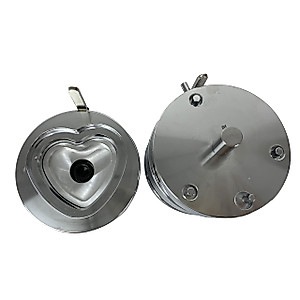 INTBUYING Various Shapes Stainless Steel Standard Mold Button Badge Maker Die for N4 Machine (Heart-Shaped)