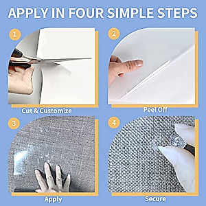 Cat Scratch Furniture Protector, Anti Scratch Furniture Protector, Couch Protector, 6pack 17 X 12 Inches & 2pack 17 X 6 Inches Furniture Protectors from Cats