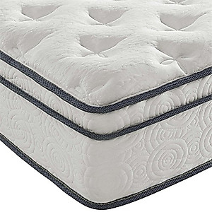 Pemberly Row 10'' H x 60'' W Queen Innerspring Fabric Mattress