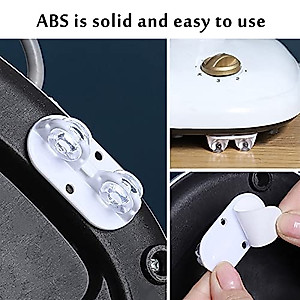 OUSIKA 4pcs Self-Adhesive Mini Caster Wheels for Storage Box Pulley Trash Can Universal Home Silent No Scratches Small Caster Wheels Pulley