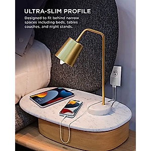 iHome USB C Charger: AC Pro 20W Multiport USB Charger (1 USB-C Port, 1 USB-A Port), Flat USB C Charger Block, Dual Port USB Plug Adapter & Phone Charging Block