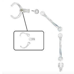 Assembly 1/144 Action Figure Stand,Display Holder Base, Support Stand, for Doll,Models,Figure, Style A