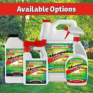 I Must Garden Outdoor Yard Spray: Kills & Repels Mosquitos, Ticks, Fleas, and Other Biting Insects – Powerful Blend of Natural Essential Oils – Safe for People, Pets & Plants – 32oz