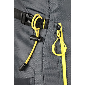 Mountain Warehouse Phoenix 35L Backpack - Travel Rucksack, Raincover Grey