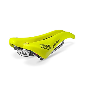 Selle SMP Glider Bicycle Saddle Fluorescent Yellow Road Mountain Bike Seat Steel