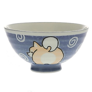 123kotobukijapanstore 2 Pc Japanese Blue Shiba Rice Bowl Set Includes 2 Bowls#130-630
