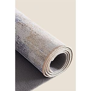 Heavyoff Office Chair Mat for Hardwood Floor Computer Gaming Rolling Chair Mat Floor Protector Mat Round Desk Rug Wood Tile Protection Mat for Office Home, A10, Diameter 24"