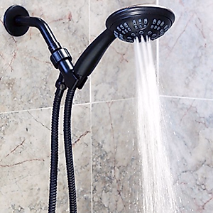 Universal 60 Inch Flexible Shower Hose - Extra Long, Stainless Steel, Double-Buckle For Handheld Showerhead - Oil-Rubbed Bronze