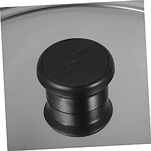 FELTECHELECTR Stainless Steel Round Pot Lid for Frying Pan for Pots and Pans Universal Fit for Cooking Needs Essential Cookware Accessory