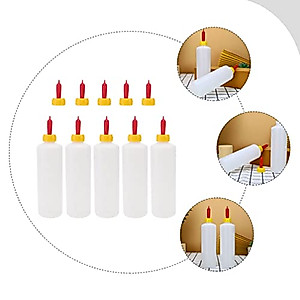 5pcs Pet Nursing Bottles with 5pcs Nipple for Goats Small Animal Milk Drink Nipple Bottle for Nursing Lambs and Goat Kids