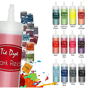 2X Tie Dye Powder │Tie Dye Powder Refills for Tie Dying │Fabric Dyes │12 Colors Tie Dye Powder 24 Total Dye Packets│2X Refills for Tie Dye │Mesi Colorz Tie Dye Refills