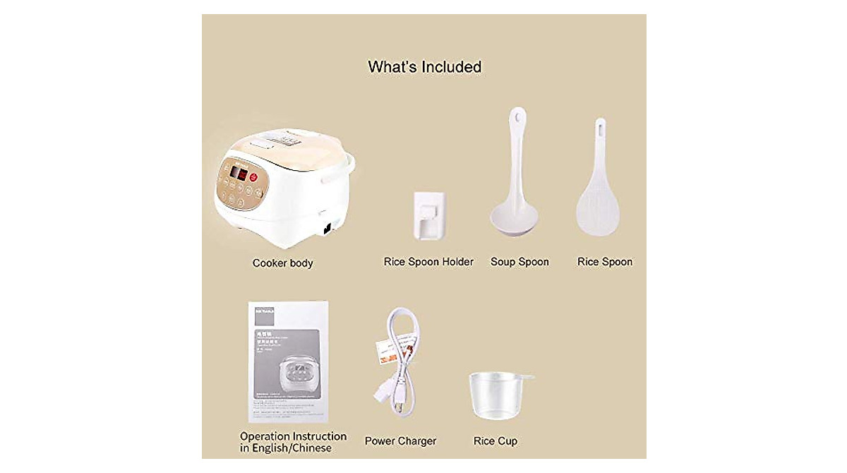 Tianji 3L Electric Rice Cooker - Healthy, Versatile Cooking