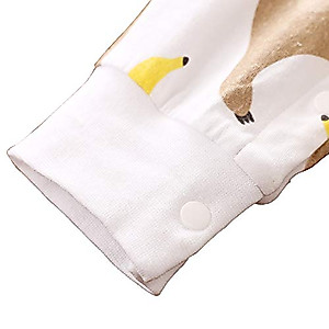 IURNXB Baby Newborn Girl Boy Lovely Cartoon Tree Sloth Print Bodysuit Outfits Baby Clothes