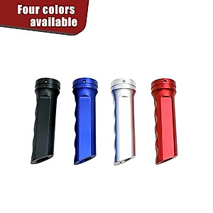 gunhunt Pack-1 Car Aluminum Alloy HandBrake Cover, Handle Protector, Hand Brake Lever Decoration, Handbrake Handle Modification Set, Universal for Most Cars, Trucks and Vans (Red)