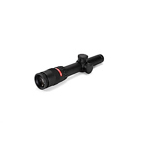 Trijicon TR24R AccuPoint 1-4x24mm Riflescope, 30mm Main Tube with BAC, Red Triangle Post Reticle, Matte Black