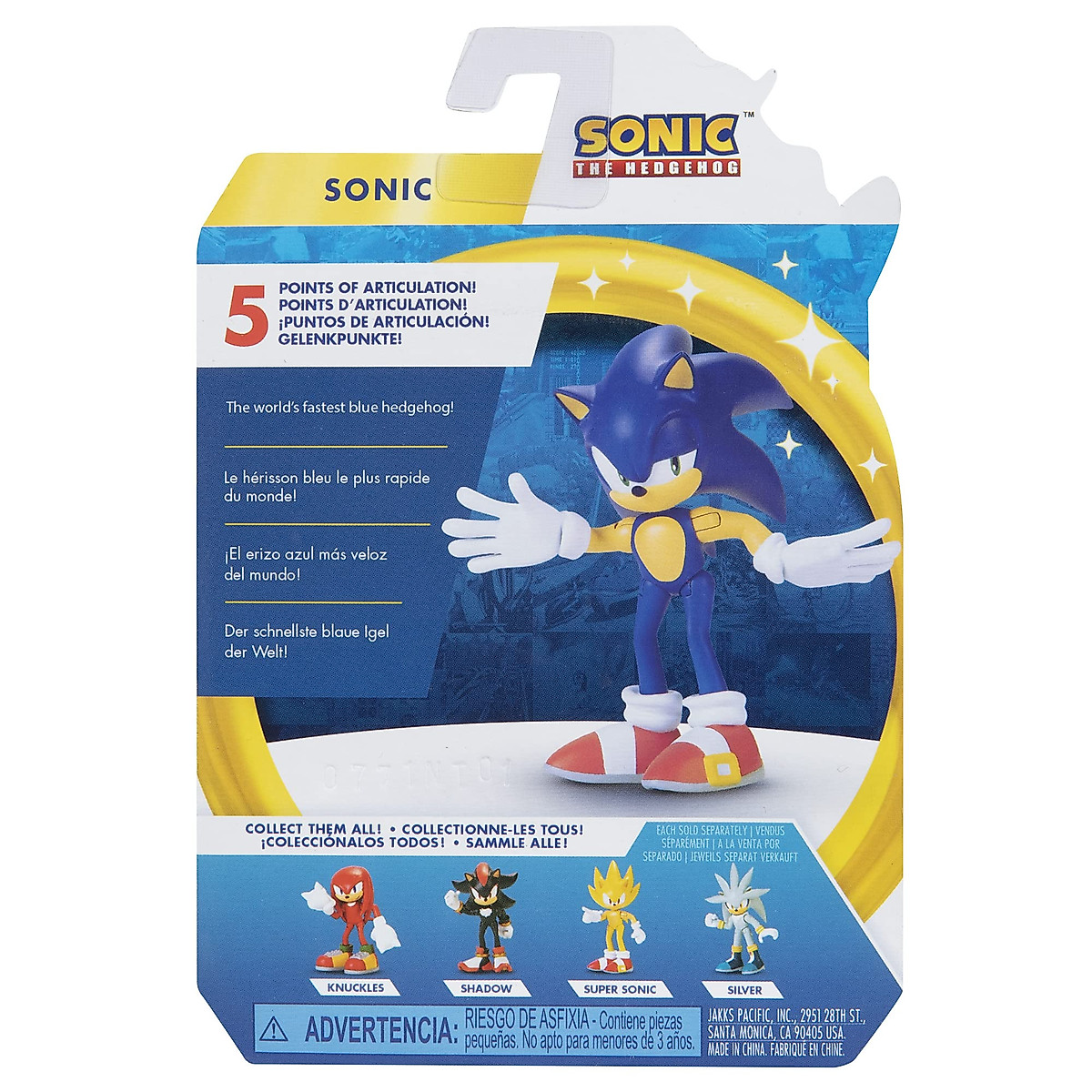 Sonic The Hedgehog 2.5-Inch Action Figure Modern Sonic Collectible Toy