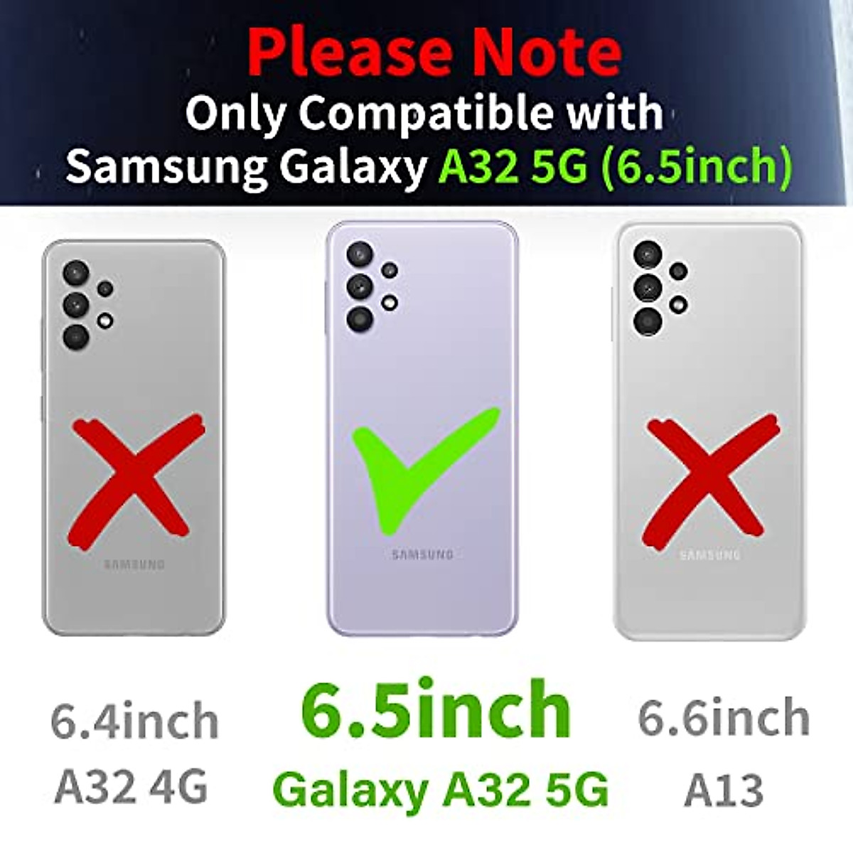 Buleens for Samsung Galaxy A32 5G Case with Astronaut Stand, Women Girls Galaxy A32 5G Cases, Girly Cute 6D Outer Space Heart Pattern Phone Cover for Samsung A32 5G 6.5 Inch Black