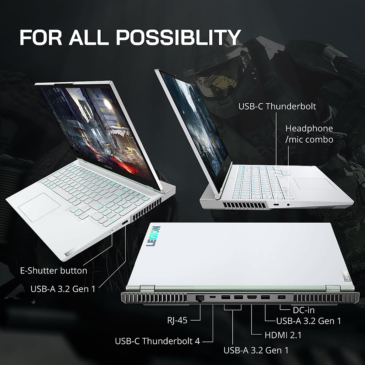 Lenovo Legion 5 15.6 FHD 165Hz Gaming Laptop, AMD Ryzen 7 5800H, 32GB RAM, 2TB PCIe SSD, NVIDIA GeForce RTX 3070, Backlit Keyboard, 720P Webcam, Stingray, Win 11, 32GB Hotface USB Card