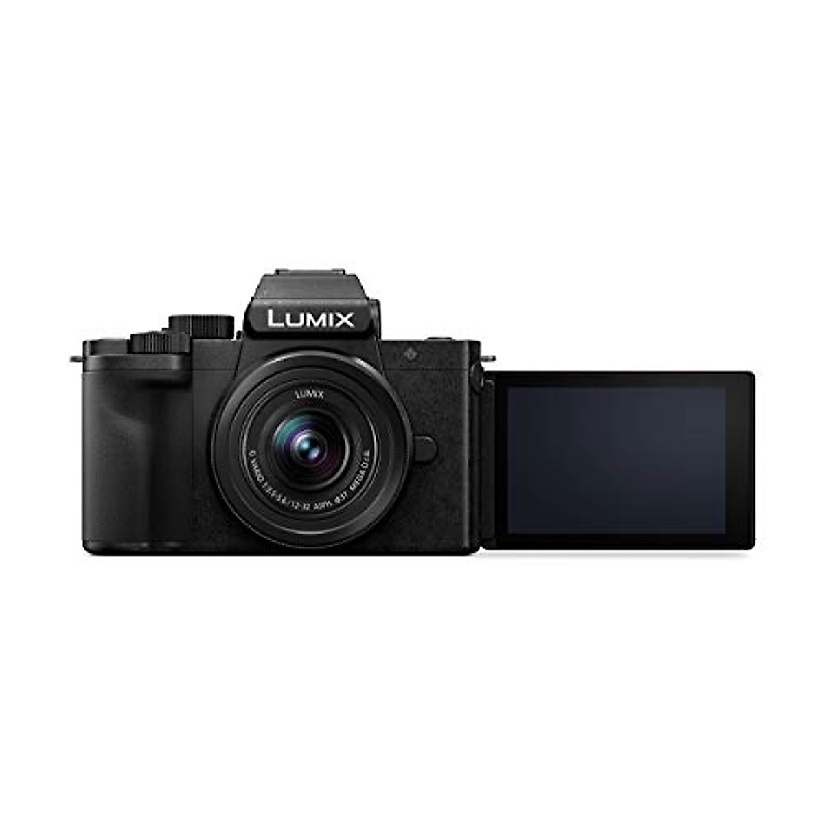 Panasonic LUMIX G100 4k Mirrorless Camera for Photo and Video, Built-in Microphone with Tracking, Micro Four Thirds Interchangeable Lens System, 12-32mm Lens, 5-Axis Hybrid I.S, DC-G100KK (Black)