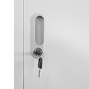 vidaXL Locker Cabinet with 12 Compartments 35.4"x17.7"x70.9"