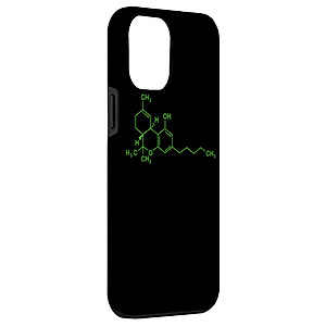 iPhone 14 Pro Max THC Molecule Marijuana Funny Cannabis Weed Stoner Case