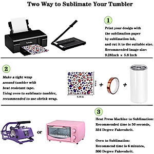 Draheri 12 Oz Sublimation Tumblers Blanks Bulk, Sublimation Cups for Kid with Straw and Brush, Stainless Steel Double Wall Insulated Sublimation Mugs, Individually Boxed (8 Pack)