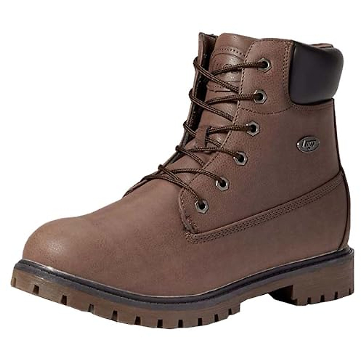 Lugz Men's Rucker Hi Fashion Boot, Dark Brown/Bark, 10.5 M US