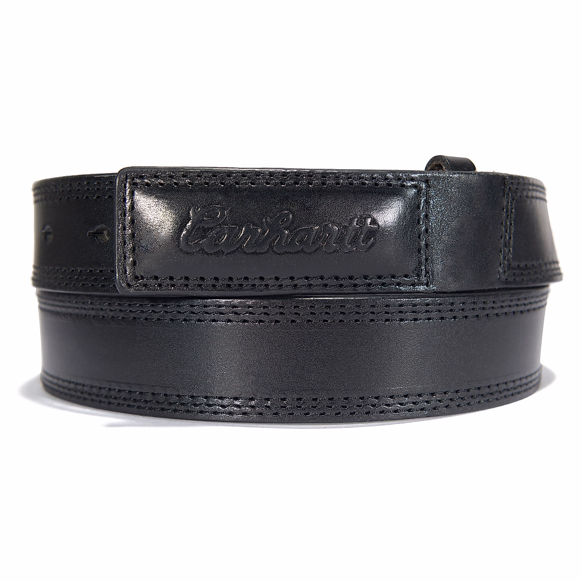 Carhartt Men's Big & Tall Casual, Available in Multiple Styles, Colors & Sizes, Bridle Leather Scratchless Belt (Black), 38