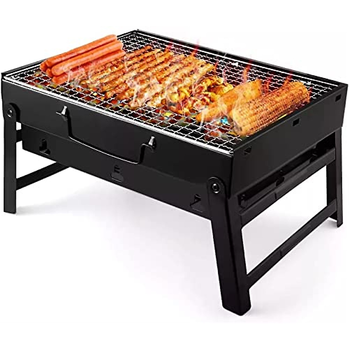 GEEKLLS Charcoal grills Portable Carbon Barbecue Stove For Picnic Garden Party Cooking Terrace Camping Travel Foldable Mini BBQ Grill Outdoor