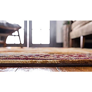 Unique Loom Barista Collection Area Rug - Arusha (7' 10" x 10' Rectangle, Beige/ Black)