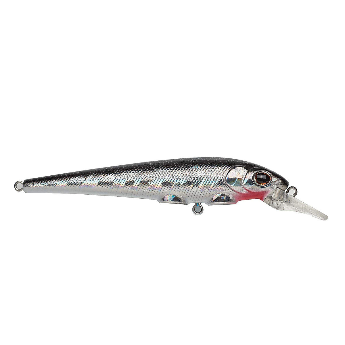 Berkley Hit Stick Fishing Lure, Black Silver, 1/4 oz, 3 1/2in | 9cm Crankbaits, Largest Rolling Action of Any Berkley Hard Bait, Equipped with Sharp Fusion19 Hook