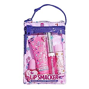 Lip Smacker Holiday Christmas Original & Best Glam Makeup Bag Makeup Set For Girls