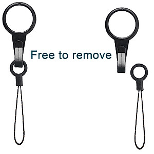 YOUOWO 10 Pcs Lanyards,for USB, Phone, Key Finger Ring Plastic Strap Detachable Small Lanyard