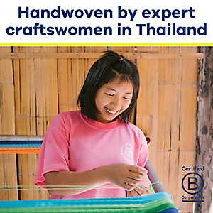 Yellow Leaf Hammocks SHA Mendocino Hanging Chair Hammock Swing, Fits 1 person (330 lbs), Grey