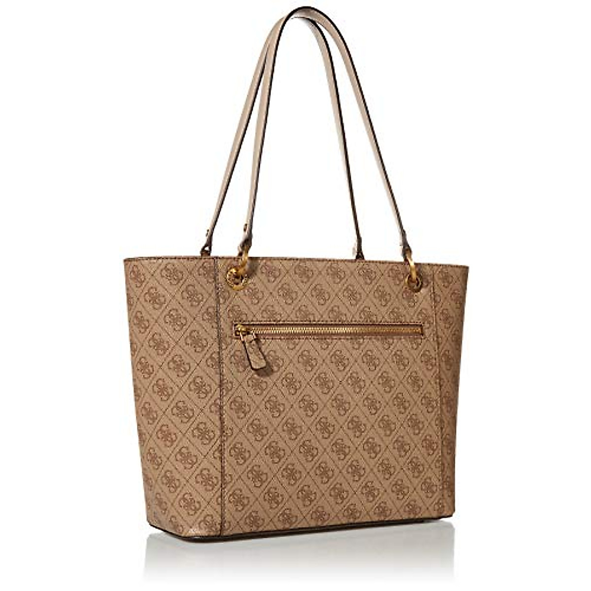 GUESS womens Noelle Elite Tote, Latte, One Size US