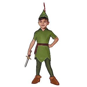Spirit Halloween Disney Toddler Peter Pan Costume | Officially Licensed | Disney | Peter Pan Outfit | Group Cosplay