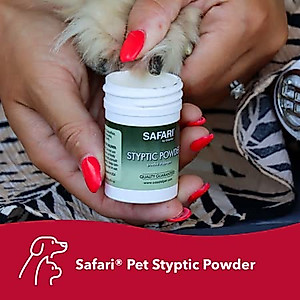 Coastal Pet Safari Pet Styptic Powder - Blood Clotting Powder for Pet and Dog First Aid Kit and Grooming - One Size