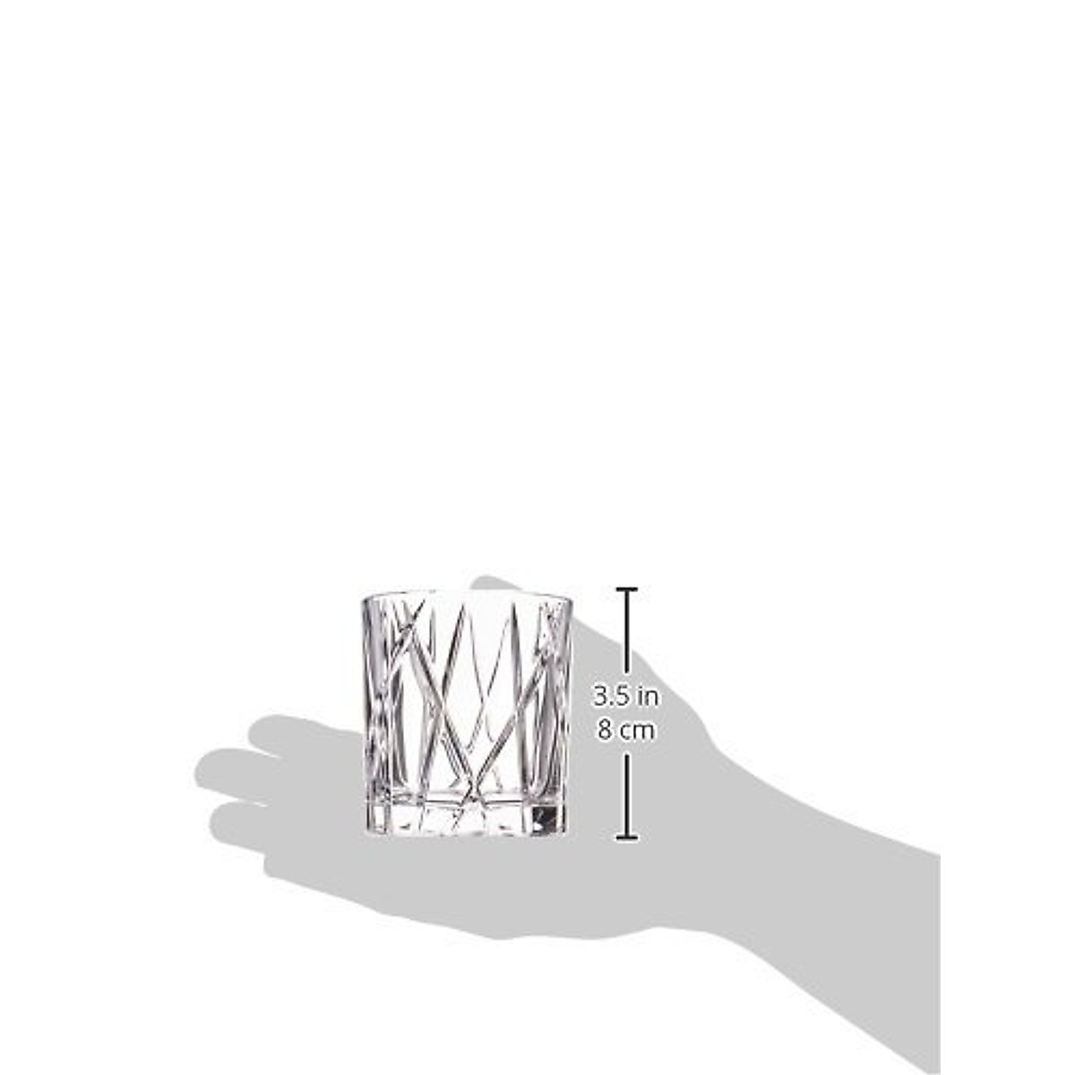 Orrefors City 8 Ounce Old Fashioned Glass, Set of 4