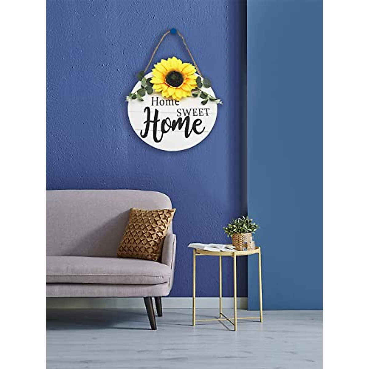 Wood Bead Garland with Tassels, Welcome Sign for Front Door