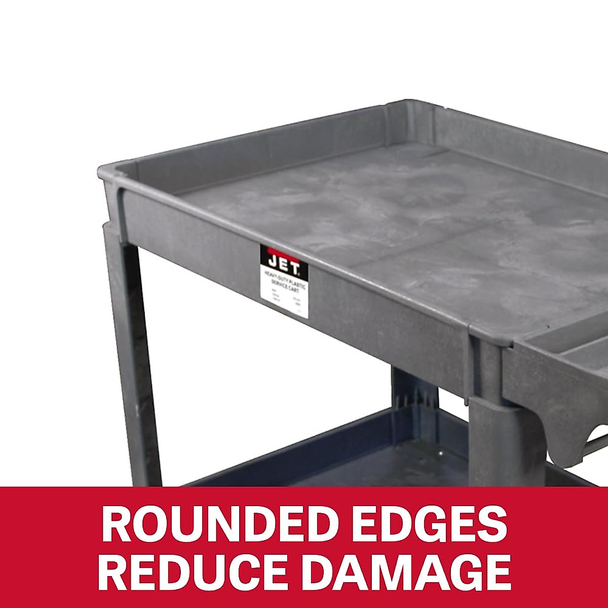 JET PUC-3725 Service Cart, 500 Lbs. Capacity (140019) , Gray