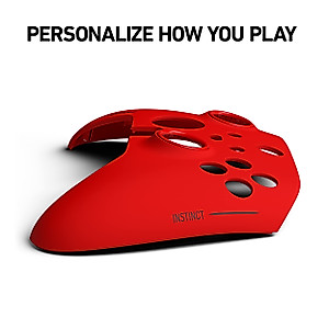 SCUF Instinct Controller Removeable Faceplate Kit - Anti Friction Rings - Xbox Series X, S, Xbox One - Red