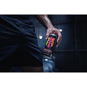 REIGN Total Body Fuel, Reignbow Sherbet, Fitness & Performance Drink, 16 Fl Oz (Pack of 12)