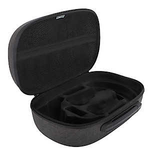 LOXIDA Carrying Case for PICO 4 VR Headset,All-in-one VR Gaming Headset Hard Case for PICO 4 VR Carry Case (Black)