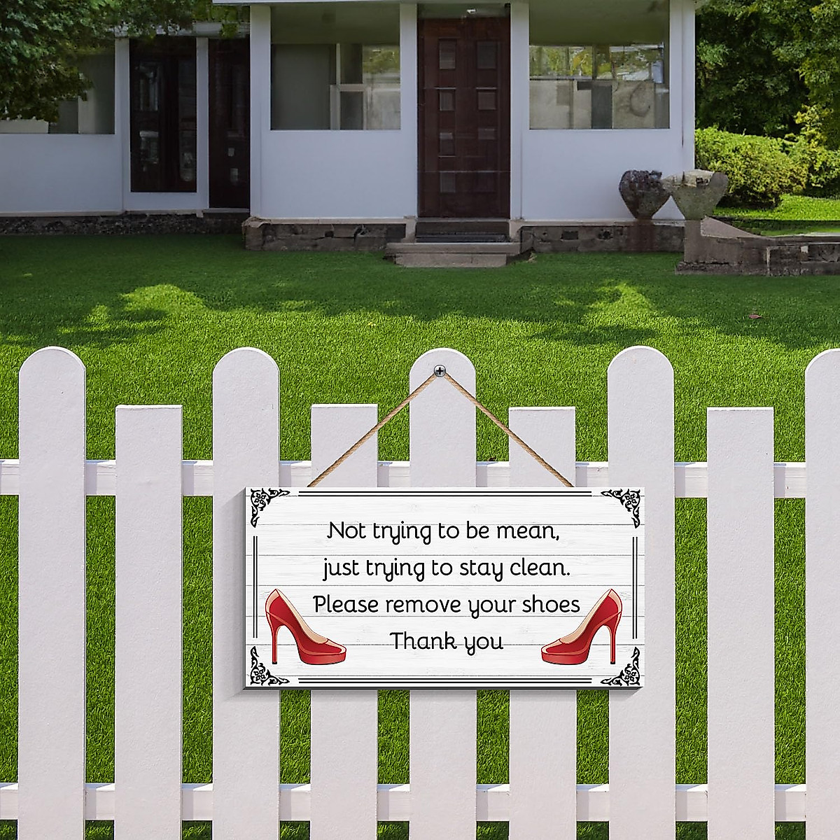 Remove Your Shoes Sign Funny Front Door Sign Wooden Hanging Wall Sign Porch Welcome Sign Take Off Your Shoes Sign Decor for Home Bedroom Door Hanging