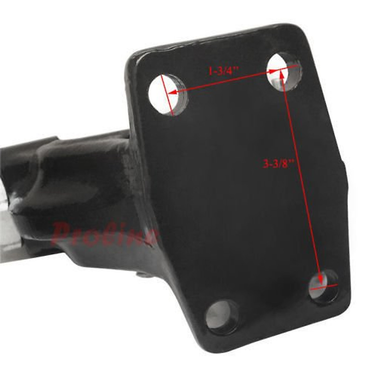 5-Star Compatible Inkjet Cartridge 2'' x 2'' Solid Adjustable Mounting Plate & 8 Ton Pintle w/ 2'' Ball Combo Hitch