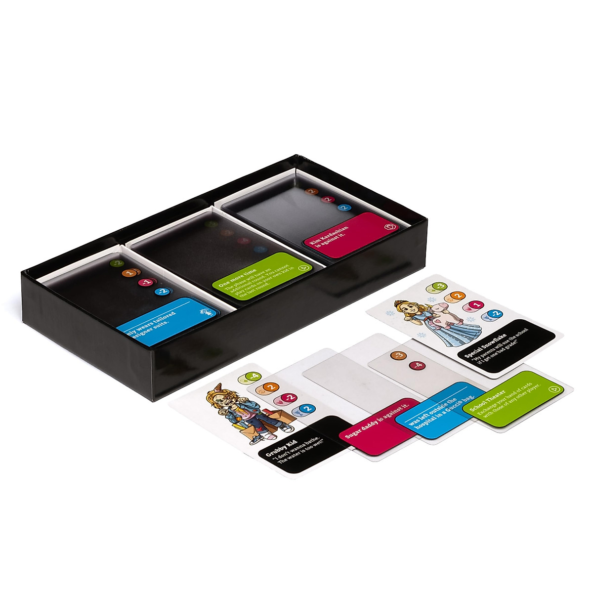 Kampfhummel Bad Brood – Raise your Child as Bad as Possible, sarcastic card game for people with black humor, ages 16+, 3-6 players