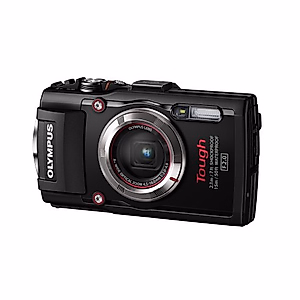 Olympus TG-3 Waterproof 16 MP Digital Camera (Black) (Discontinued by Manufacturer)